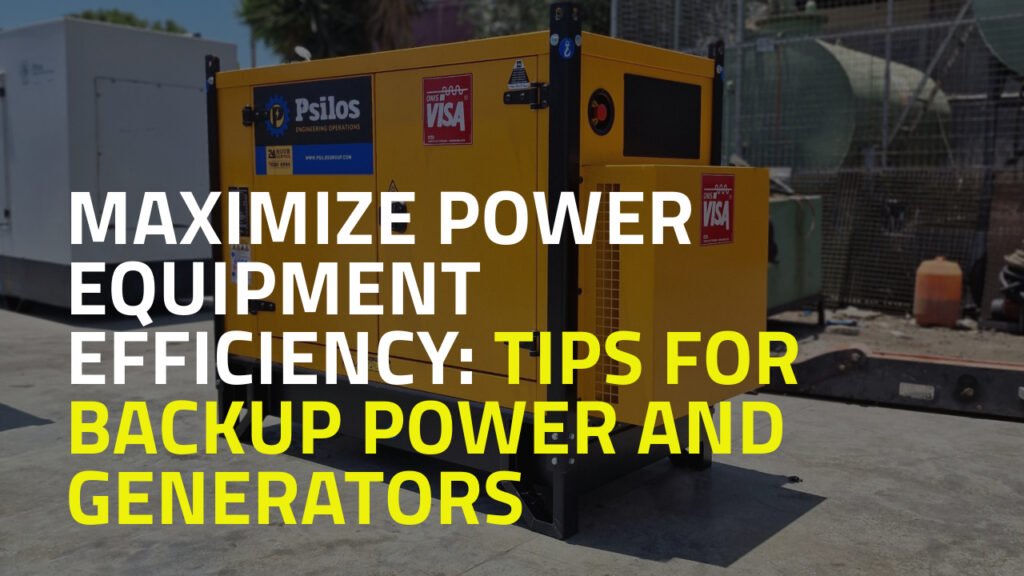 Maximize Power Equipment Efficiency